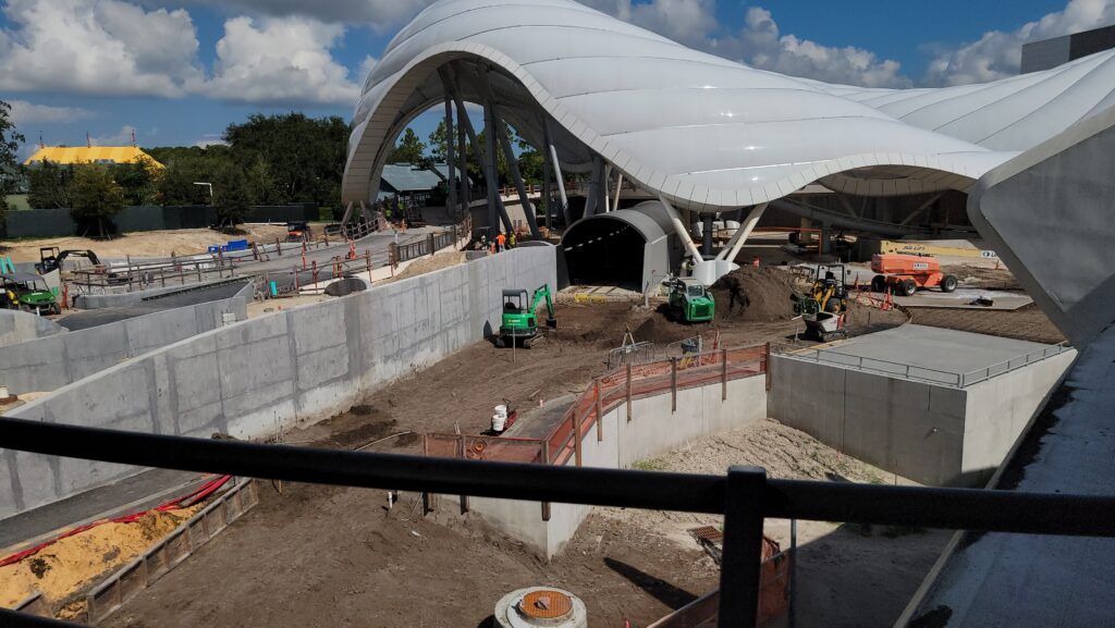 Tron Lightcycle Run Construction Update for October | Chip and Company