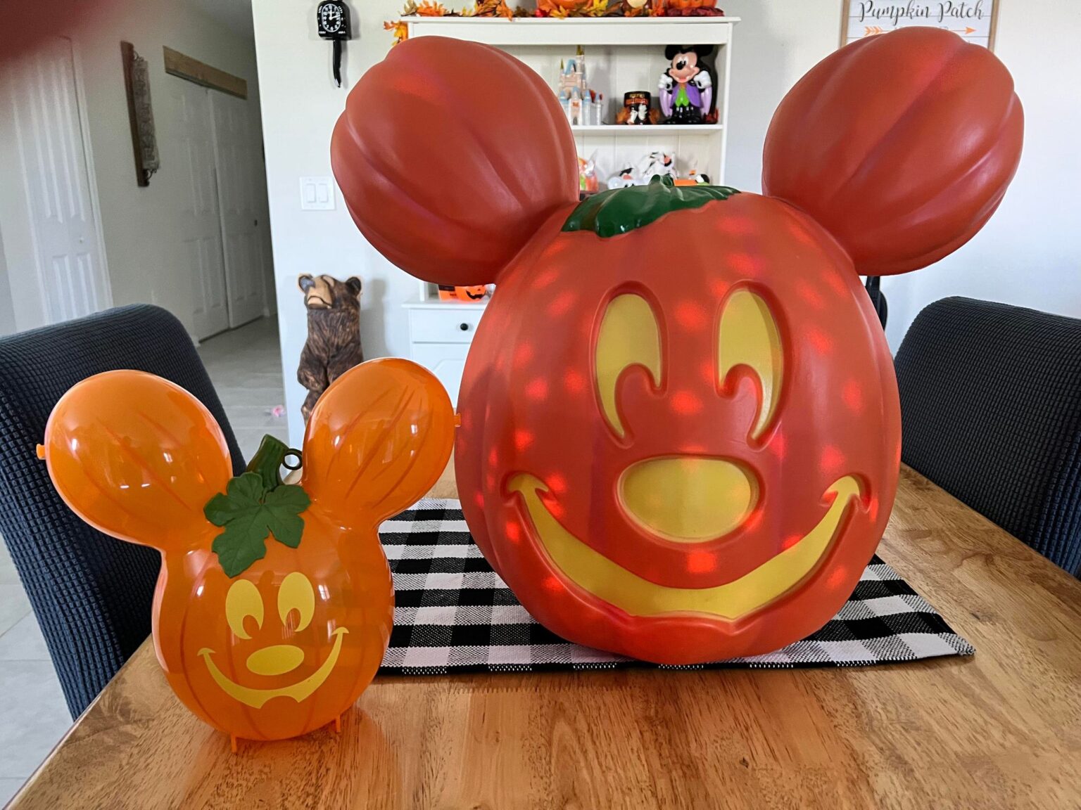 Giant HTF Light-Up Mickey Pumpkin spotted in Walt Disney World | Chip ...