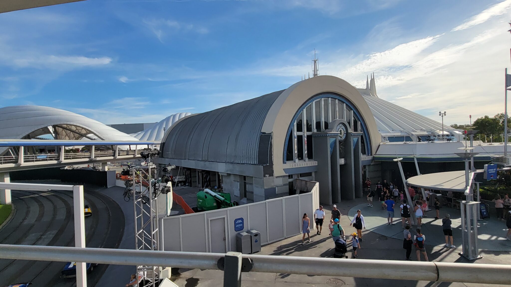 Construction Continues on Tomorrowland Light & Power Co. in the Magic ...