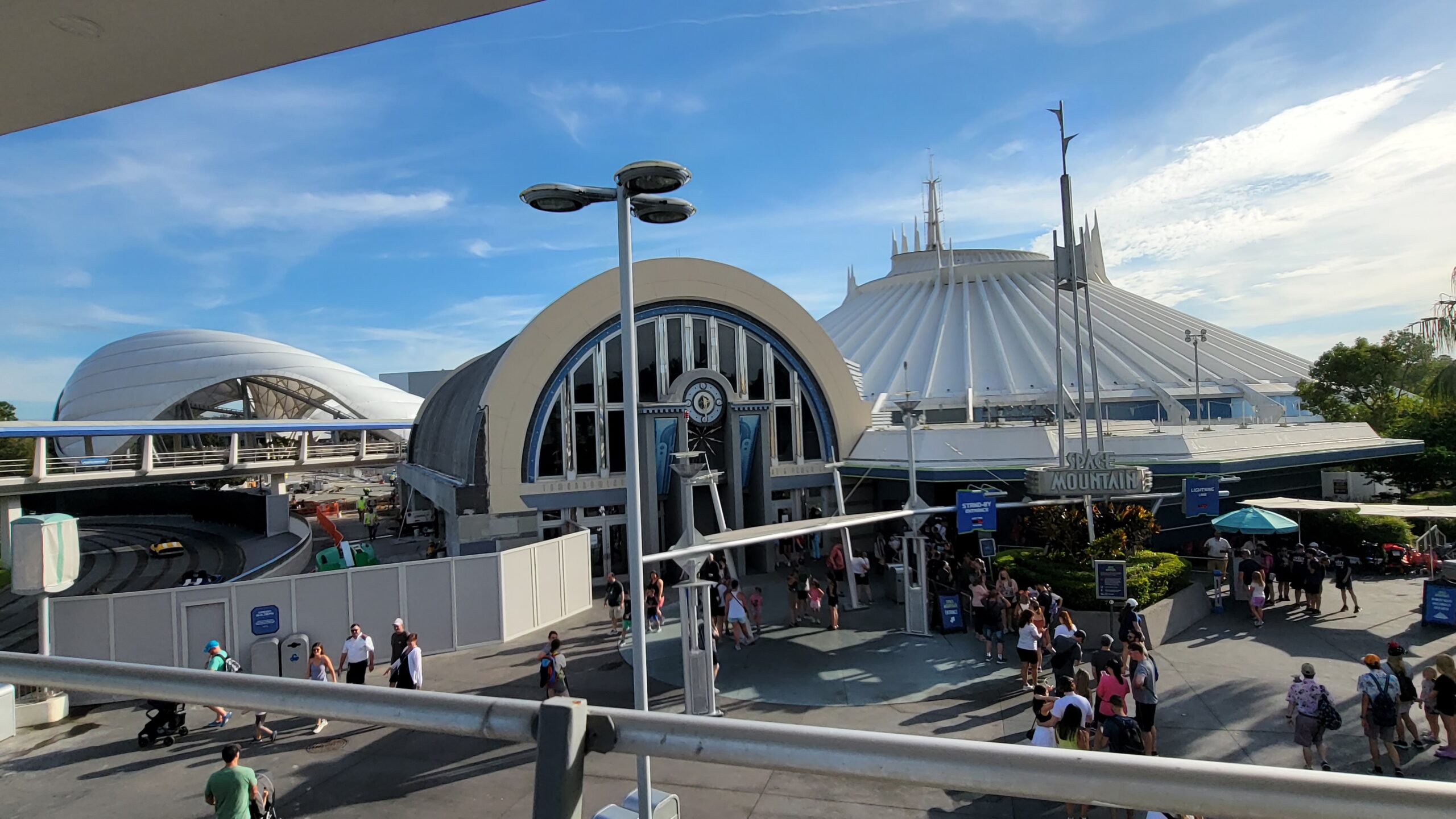 Construction Continues on Tomorrowland Light & Power Co. in the Magic ...