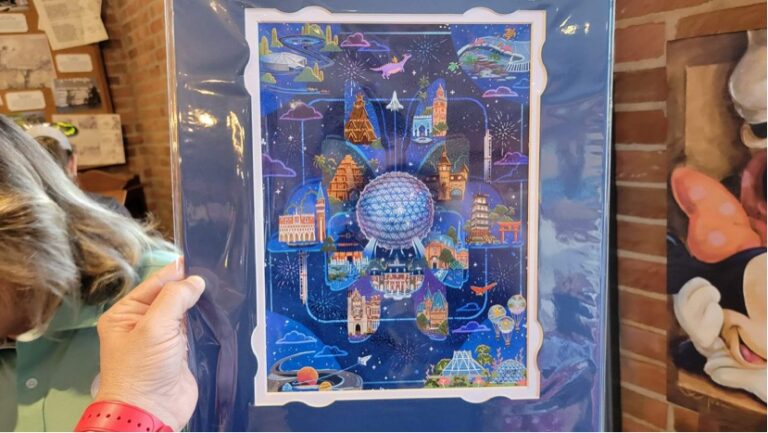 New Epcot 40th Anniversary Deluxe Print Available At The Creations Shop ...
