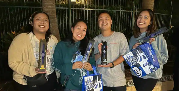 Disney Cast Members Celebrate a first look at MagicBand+ in Disneyland ...