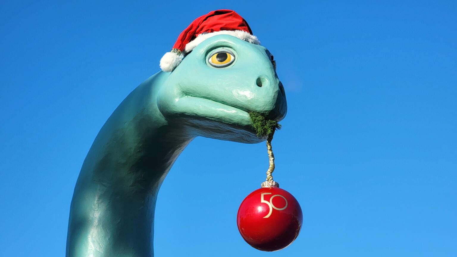 Gertie Decorated for the Holidays at Hollywood Studios | Chip and Company