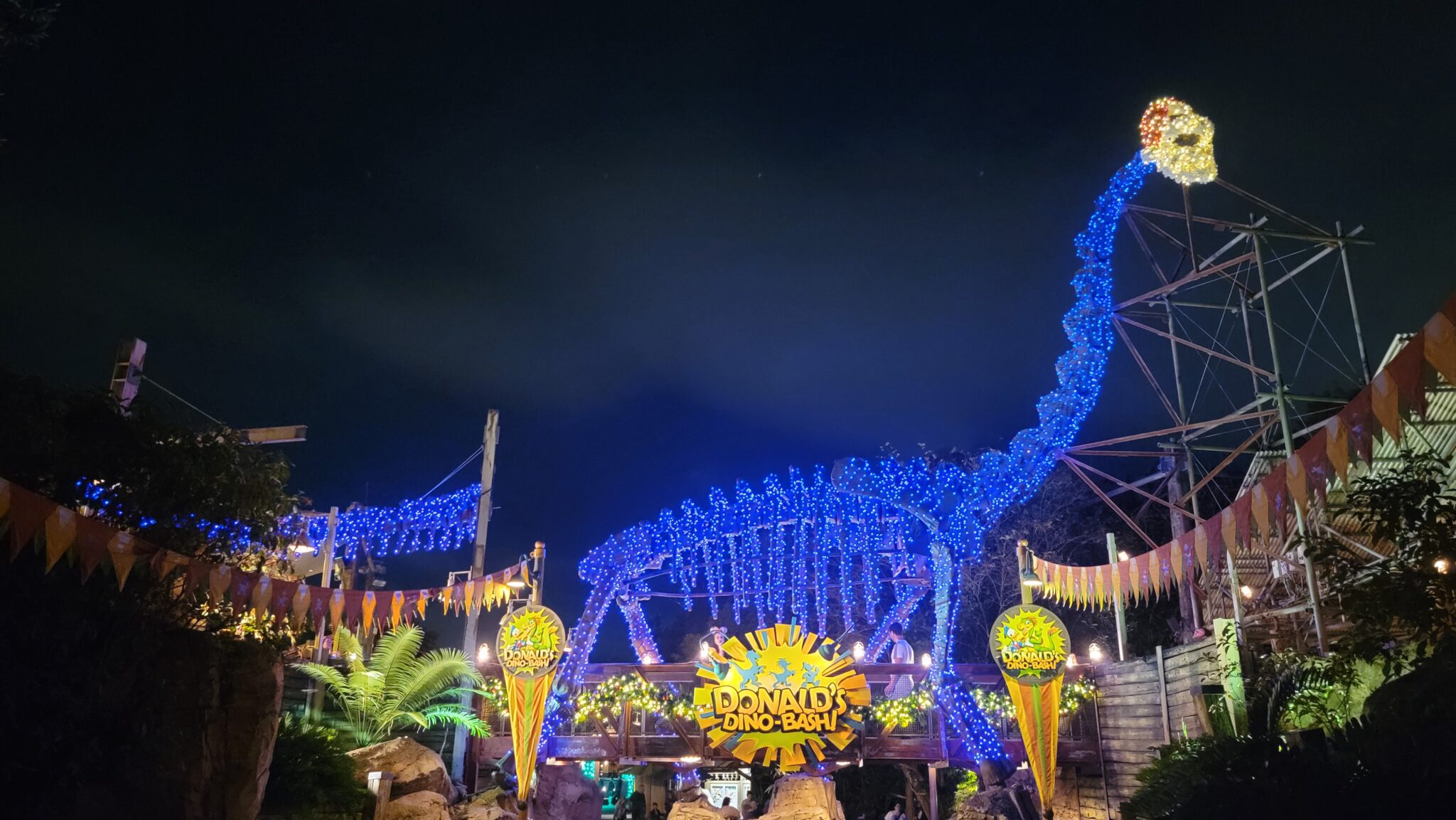Dinoland USA is Beautifully Lit Up and Decorated for the Holidays at ...