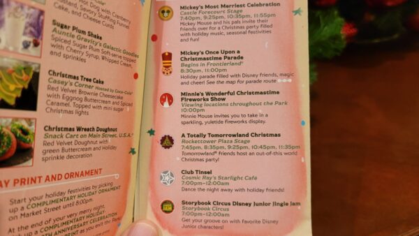 First Look at Mickey's Very Merry Christmas Party Park Map for 2022 ...