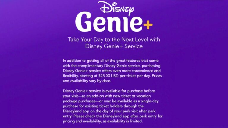 Disney Genie+ Now ‘Subject to Availability’ at Disneyland Resort | Chip ...