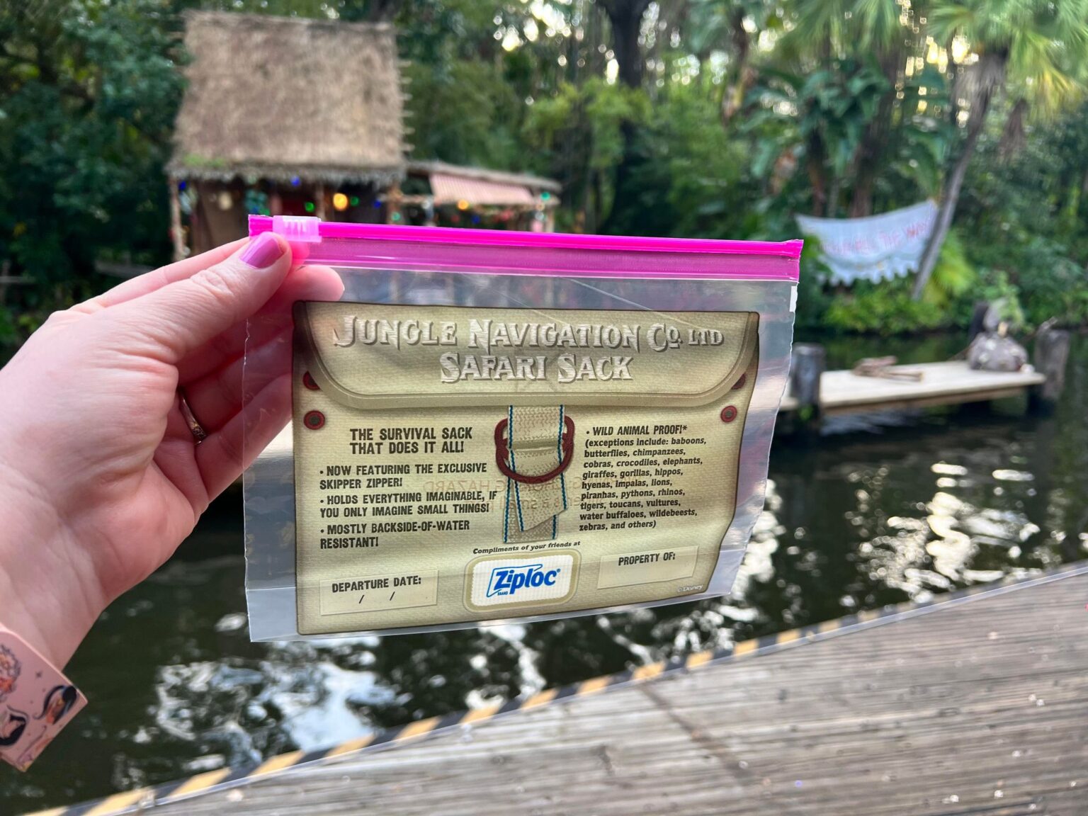 New Complimentary Jungle Cruise Safari Sack Given to Guests | Chip and ...
