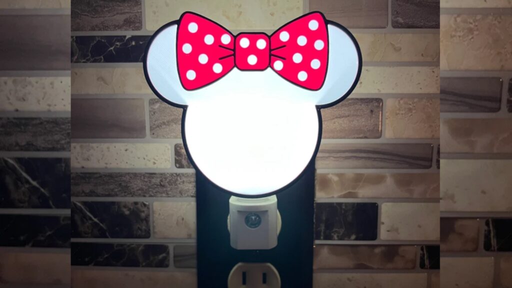 Magical Minnie Mouse Night Light To Add To Any Room In Your House ...