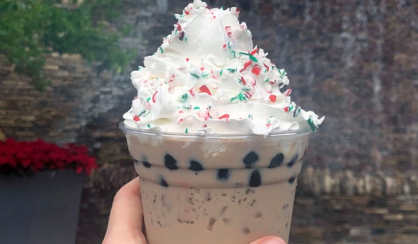 Holiday Peppermint Chocolate Milk Boba Tea in Disney Springs Will Get ...