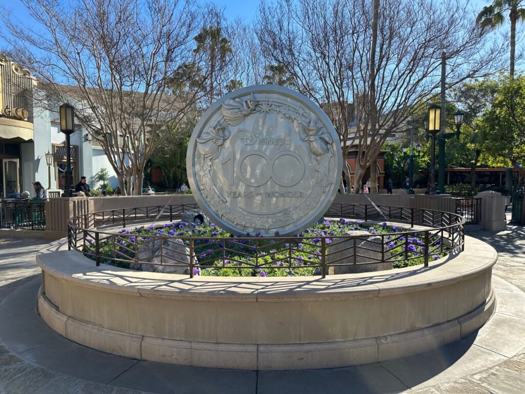 Disney100 Decorations Up Now at the Disneyland Resort | Chip and Company