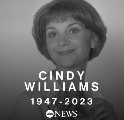 Star of Laverne & Shirley, Cindy Williams dies at 75 | Chip and Company