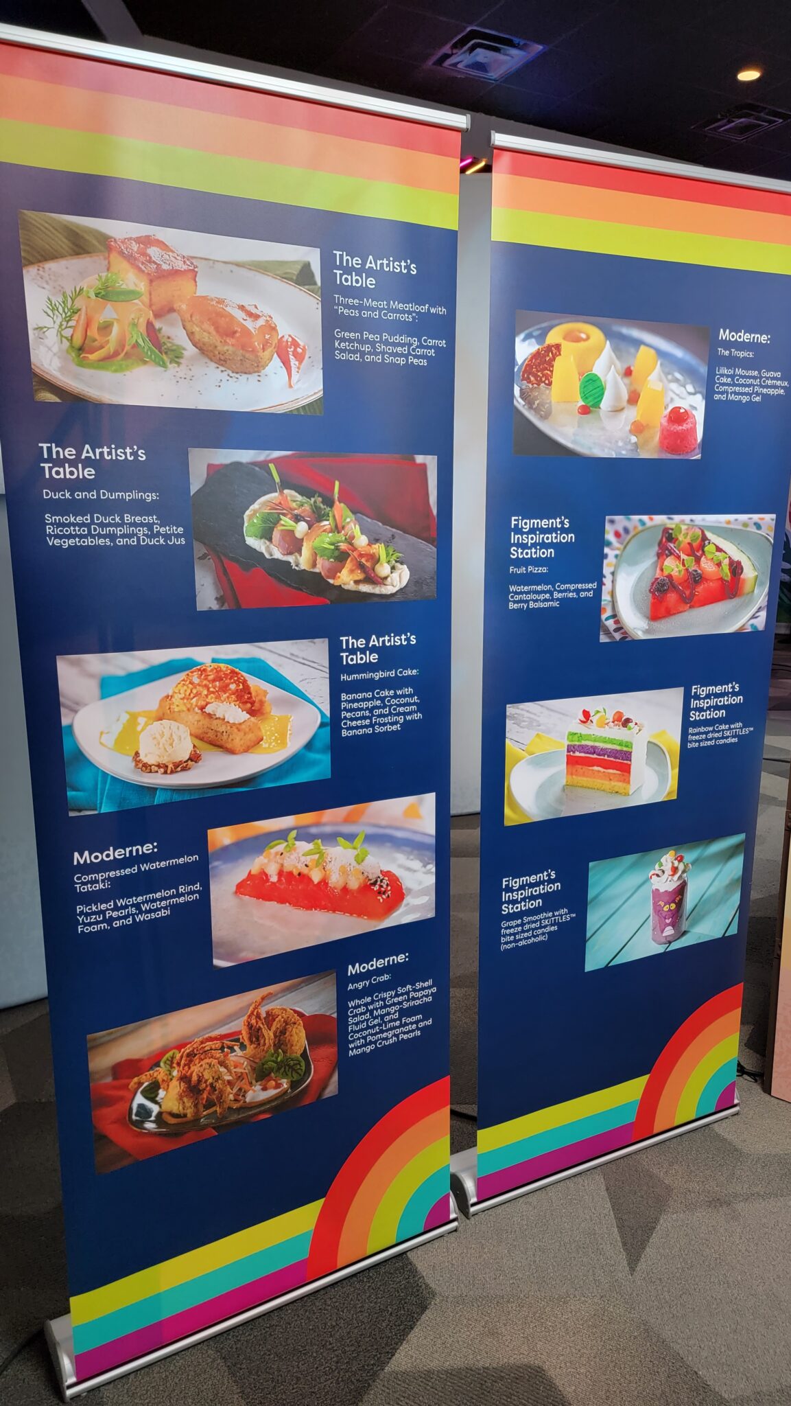 Figment-themed Liege Waffle Spotted at Connections Cafe in EPCOT | Chip ...