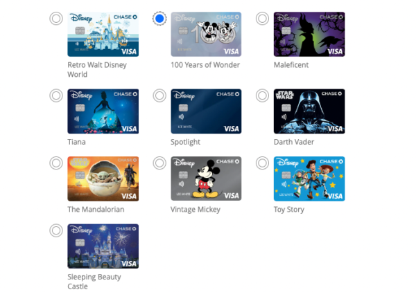 New Disney Visa 100 Year of Wonder and Other New Card Designs | Chip ...