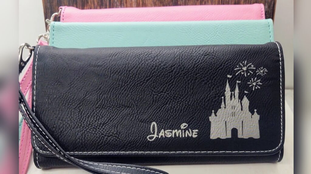 Personalized Cinderella Castle Engraved Wallet For A Magical Style ...