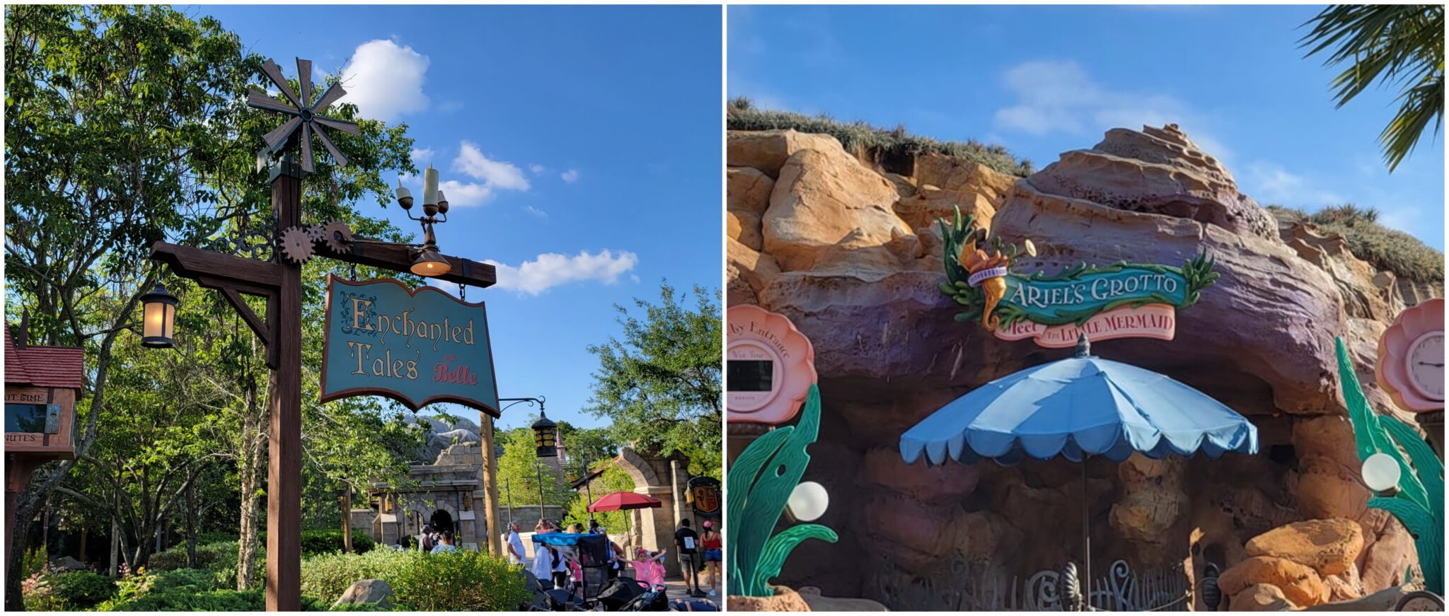Ariel's Grotto and Enchanted Tales with Belle Disney World Character ...