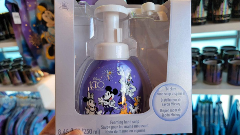 Disney100 Hand Soap Dispenser Spotted At Walt Disney World! | Chip and ...