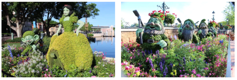 New Encanto & Princess and the Frog Topiaries Coming to EPCOT Flower ...