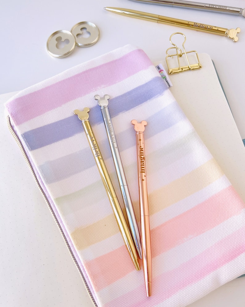 Mickey Mouse Engraved Pens To Write About All Your Magical Adventures ...