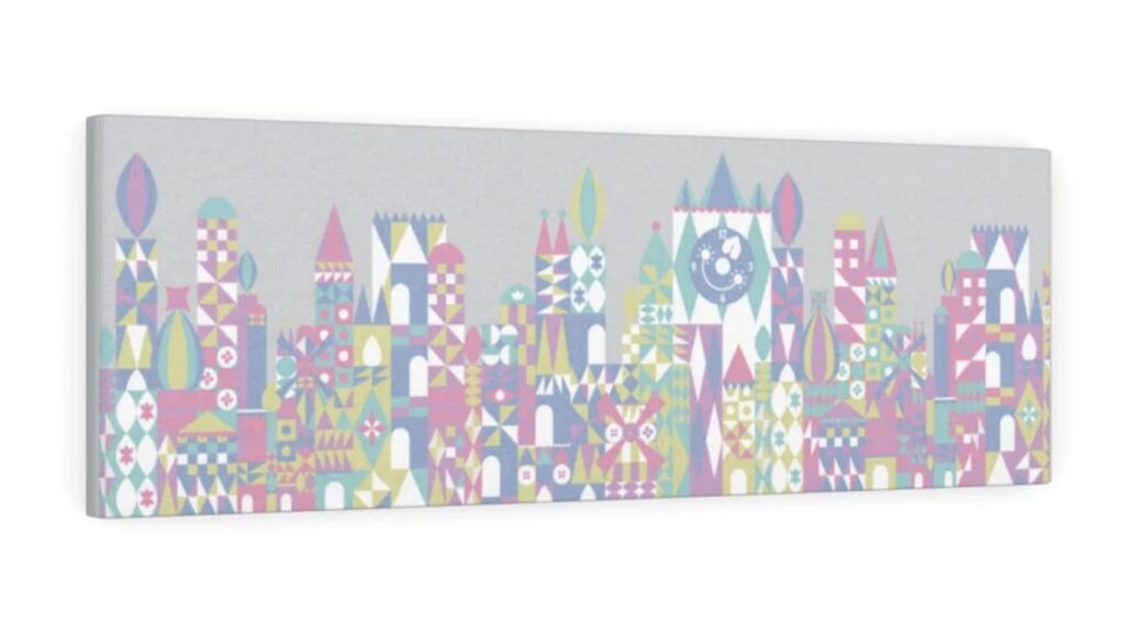 It's A Small World Panorama Canvas To Add A Whimsical Touch To Your ...