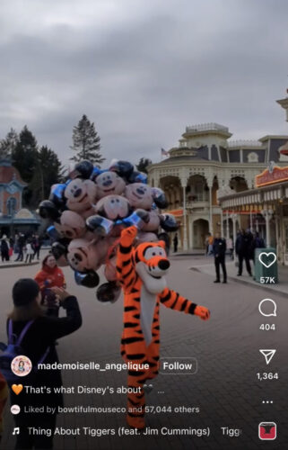 Tigger Steals Balloons While Cast Member Gives Chase in Funny Viral ...