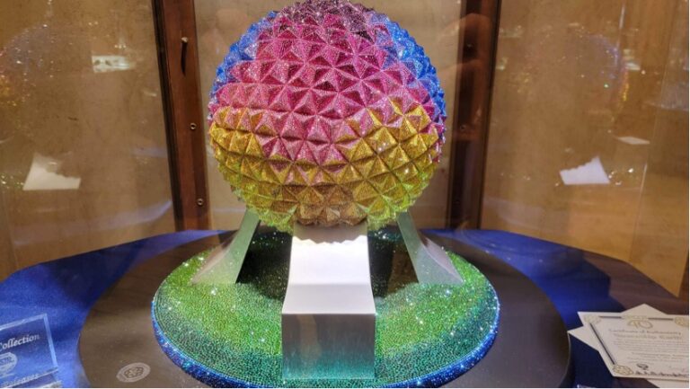 Stunning Arribas Brothers Spaceship Earth Statue Available At Epcot ...