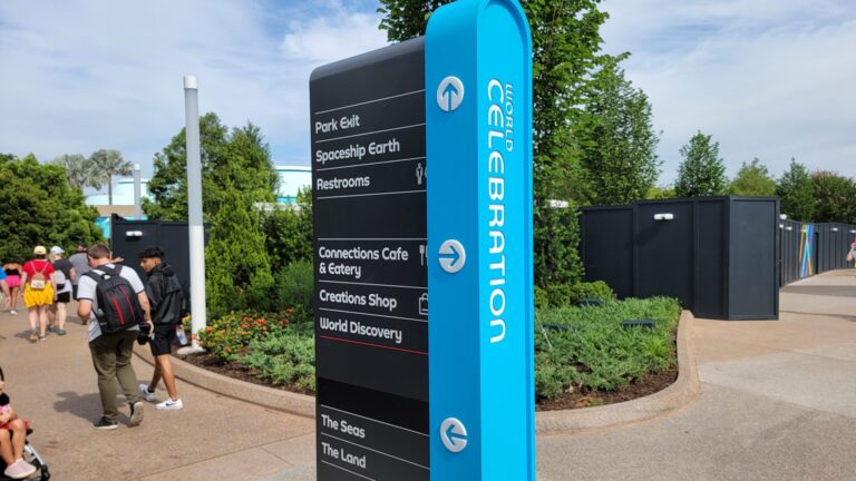 EPCOT New Directional Park Signage | Chip and Company