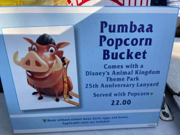 Pumbaa Popcorn Bucket Now Available at Disney’s Animal Kingdom | Chip ...