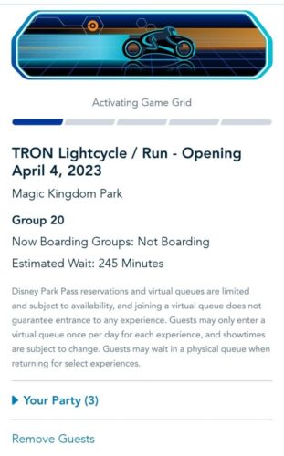 Tron Lightcycle Run Virtual Queue Gone in Seconds on Opening Day | Chip ...