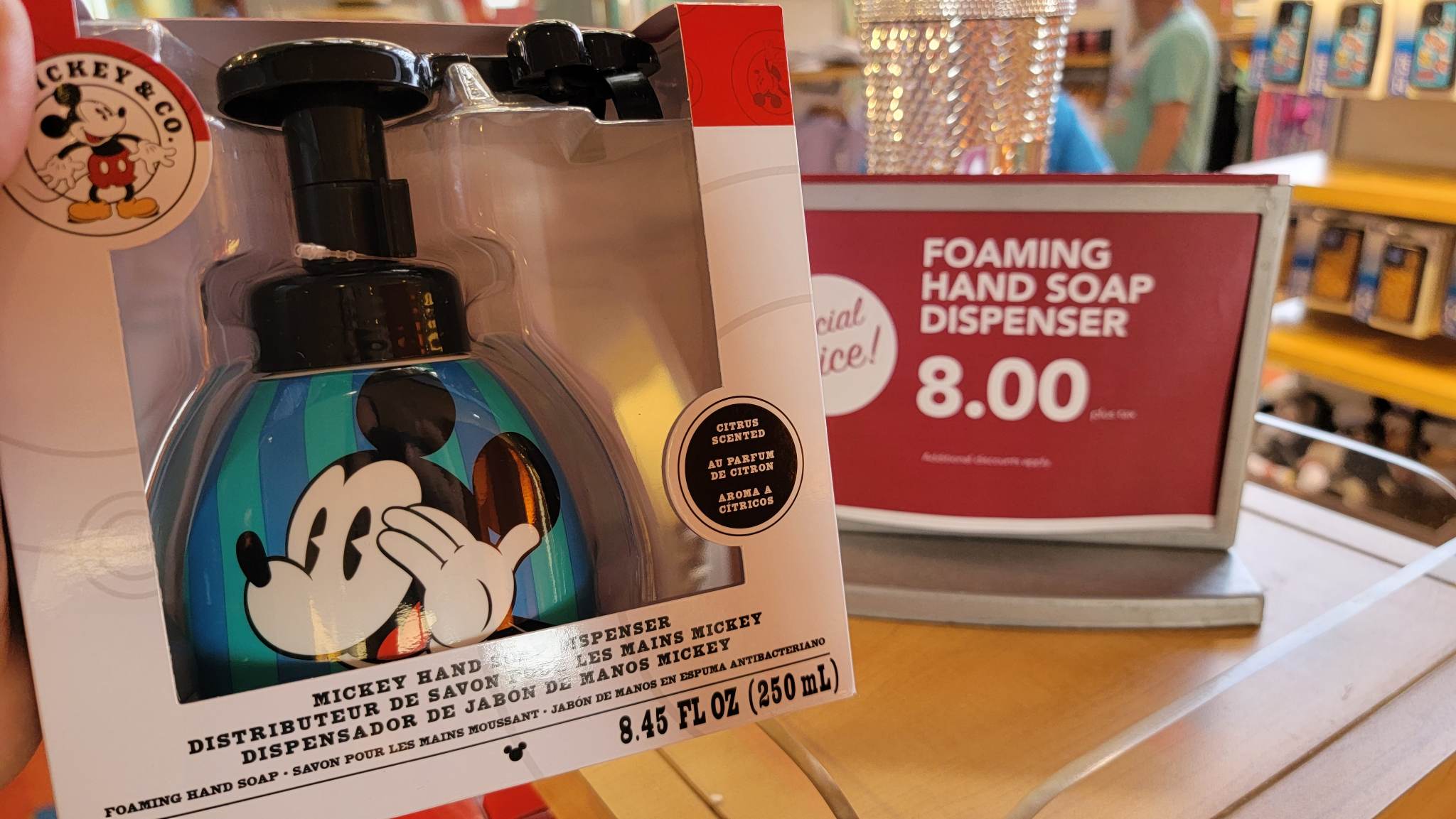 Hand Soap Dispensers Now on Sale at Walt Disney World | Chip and Company