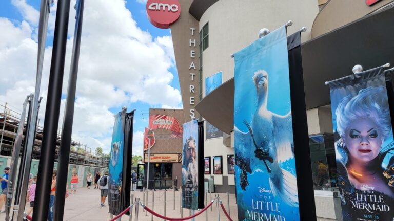 AMC Theaters in Disney Springs Decorated for Live-Action Little Mermaid ...