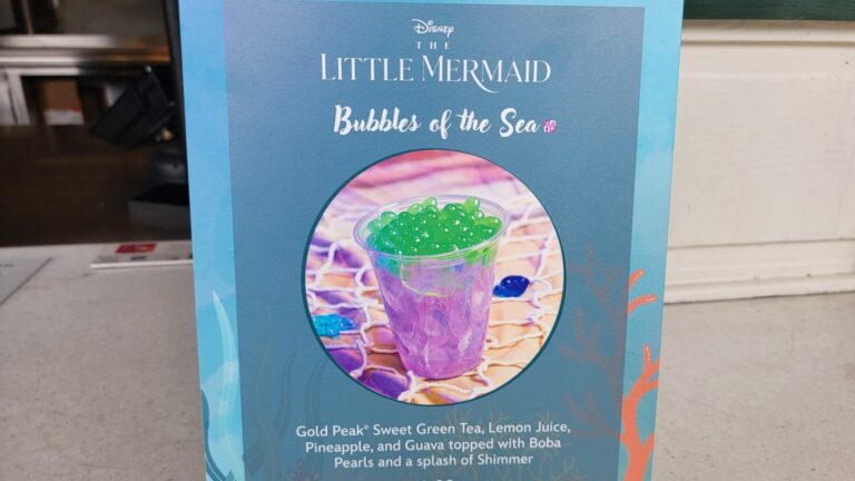 Dive into a Bubbles of the Sea Little Mermaid Green Tea at Hollywood ...