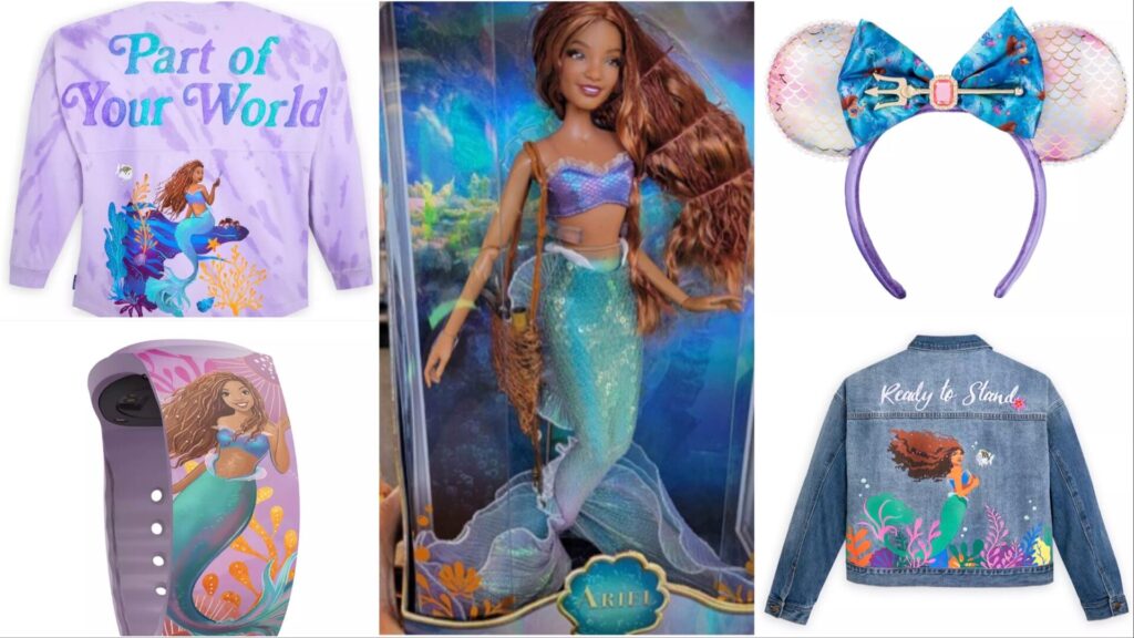 New The Little Mermaid Live Action Merchandise Available Now! | Chip ...