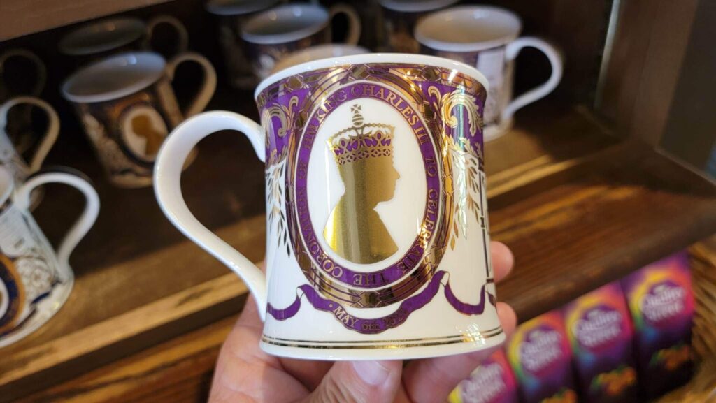 New King Charles Coronation Mugs Available At Epcot! | Chip and Company