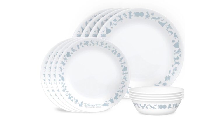 New Disney100 12 Pieces Dinnerware Set by Corelle To Have Magical Meals ...