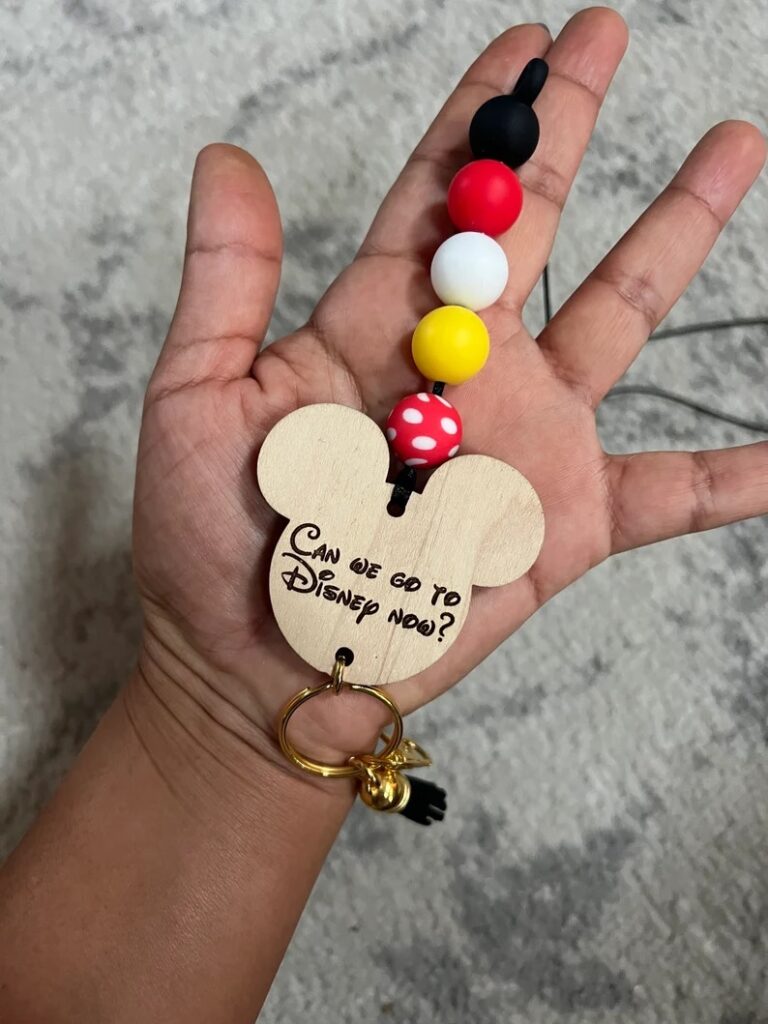 Must Have Personalized Mickey And Minnie Engraved Lanyard! | Chip and ...