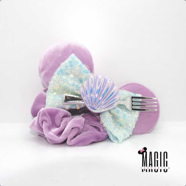 Make This Little Mermaid Scrunchie Part Of Your Hairstyle! | Chip and ...