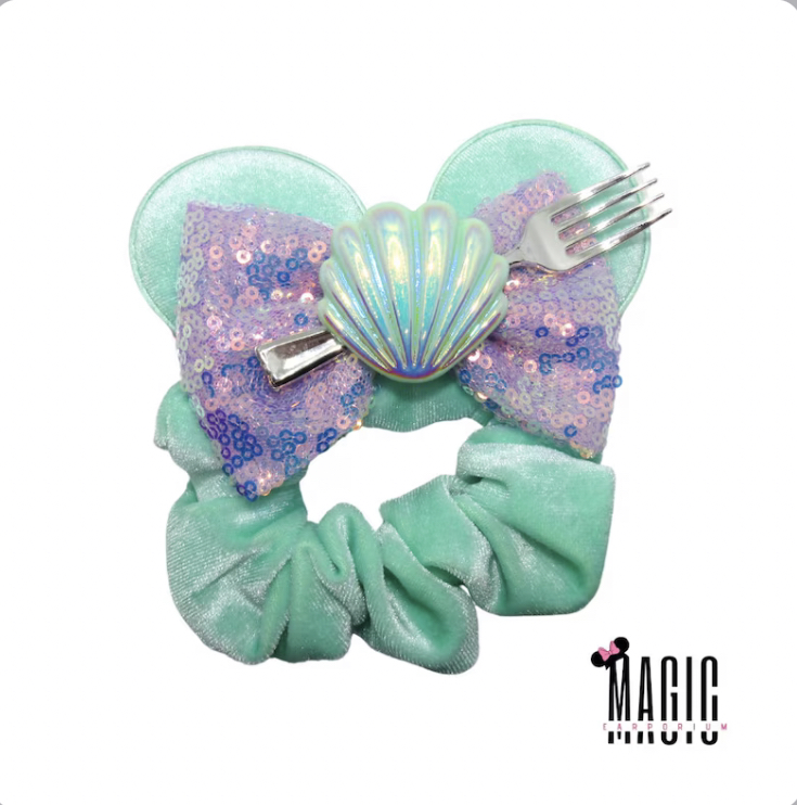 Make This Little Mermaid Scrunchie Part Of Your Hairstyle! | Chip and ...