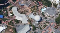 Aerial overview of World Celebration Construction in EPCOT | Chip and ...