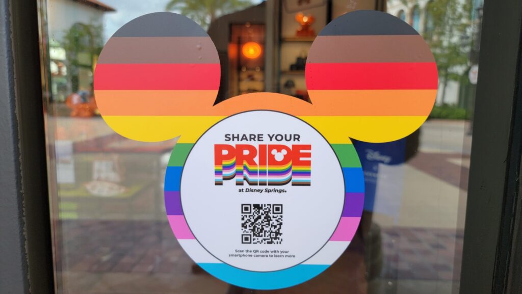 Disney Springs Decorated for Pride Month at Disney World | Chip and Company