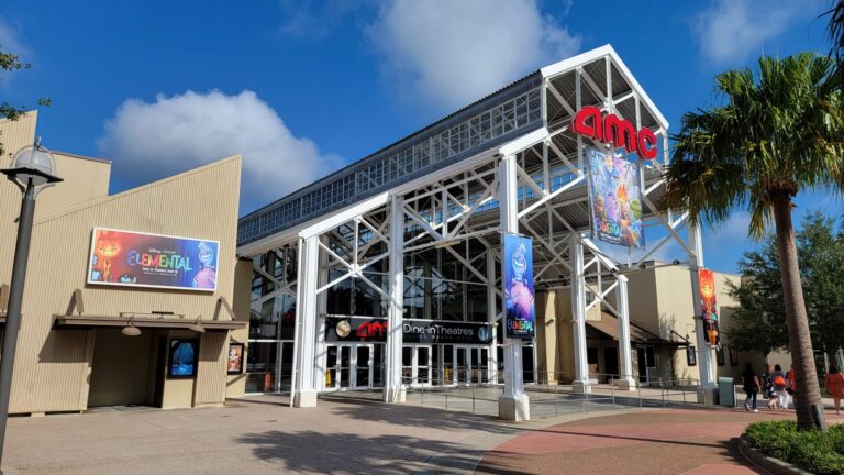AMC Theater in Disney Springs Decorated for Pixar's Elemental | Chip ...