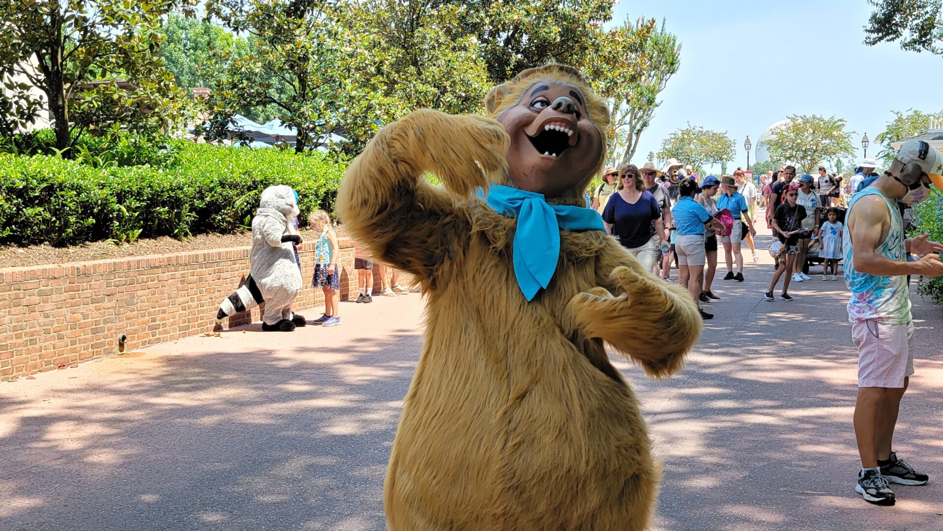 We Spotted These Rare Disney Characters in EPCOT | Chip and Company