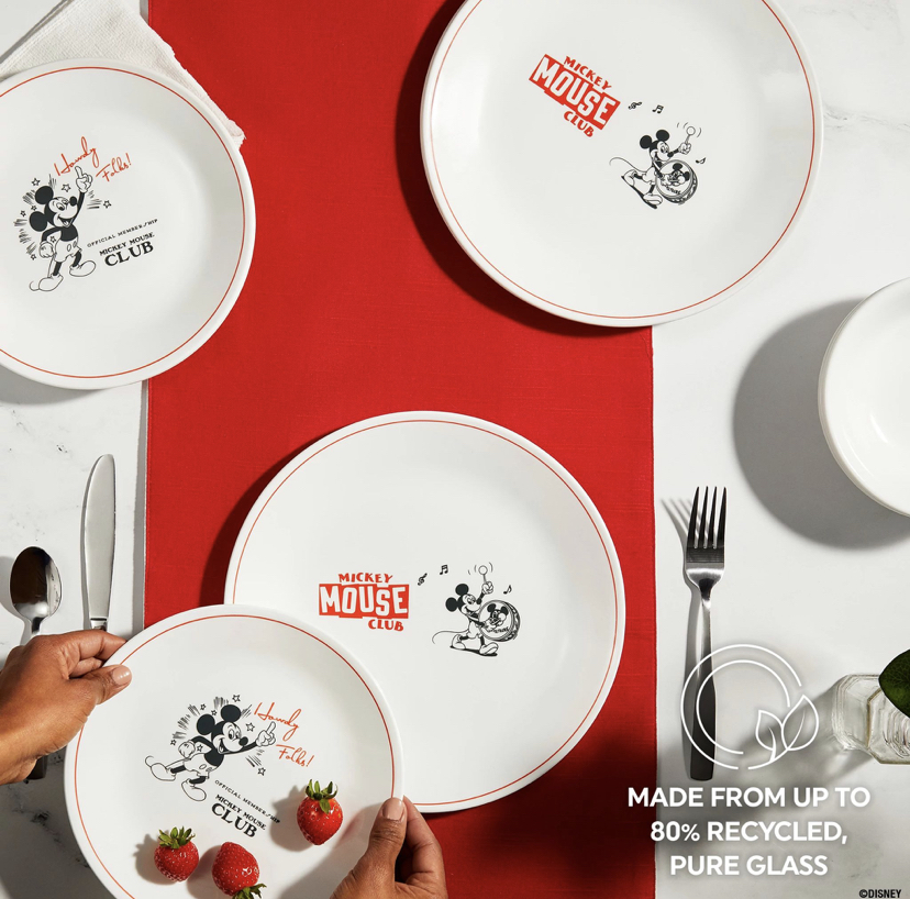 New Mickey Mouse Corelle Dinnerware Set To Have Magical Meals! | Chip ...