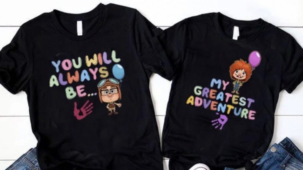 Adorable Pixar's Up T-Shirts To Match With Your Favorite Person! | Chip ...