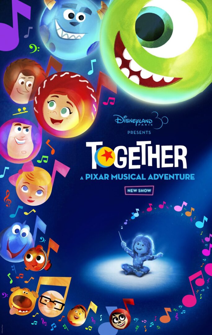 Disneyland Paris Announces the Launch of the "TOGETHER: a Pixar Musical ...