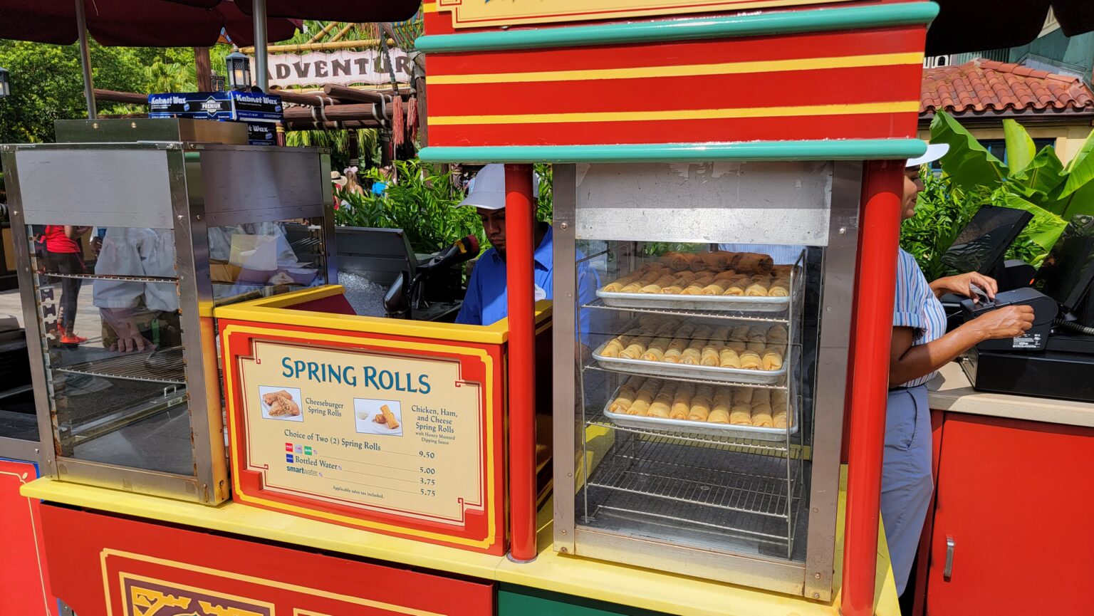 New Chicken Ham and Cheese Spring Roll at the Magic Kingdom | Chip and ...