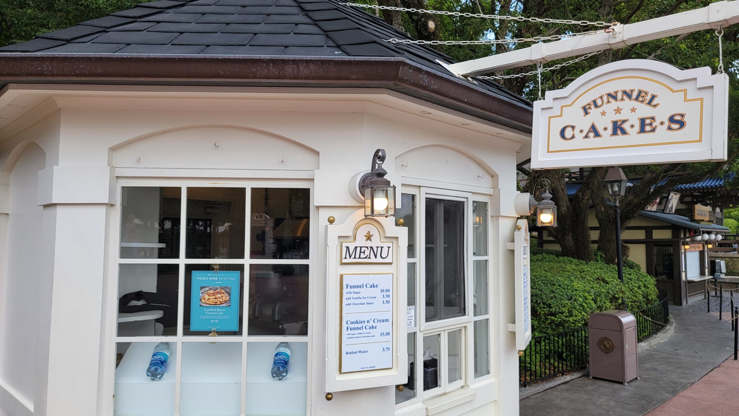 Disney Eats: Candied Bacon Funnel Cake from EPCOT's Food & Wine ...