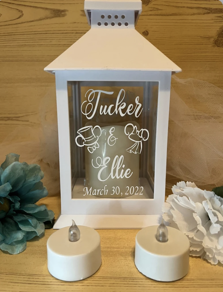 Adorable Disney Inspired Wedding Lantern For Your Special Day! | Chip ...