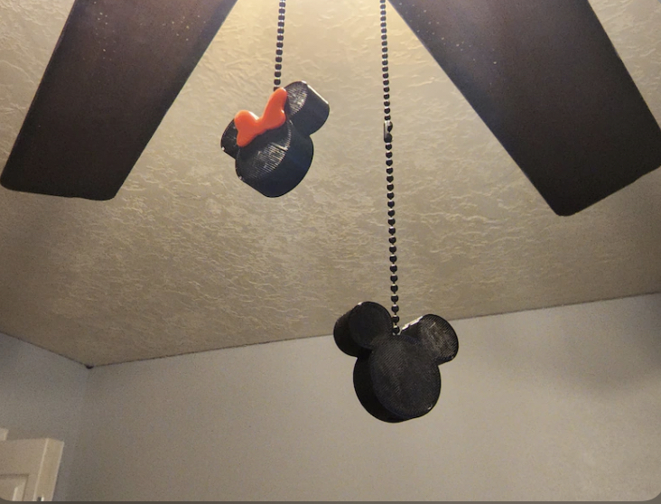 Magical Mickey Mouse Ceiling Fan Pull Set For Your Home! | Chip and Company
