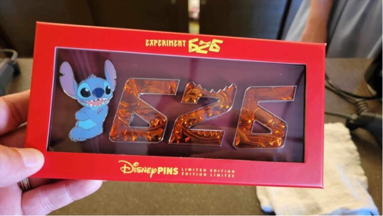 Limited Edition Stitch 626 Day Pins Spotted At Walt Disney World ...