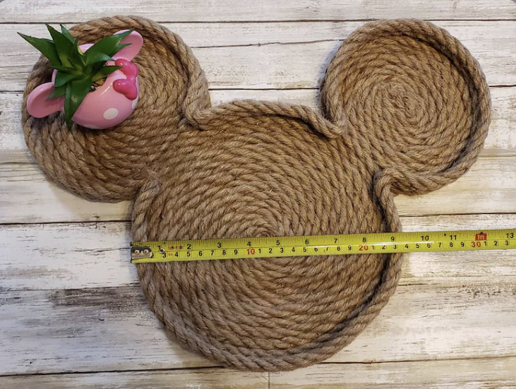 Adorable Mickey Mouse Rope Tray To Add To Your Home! | Chip and Company